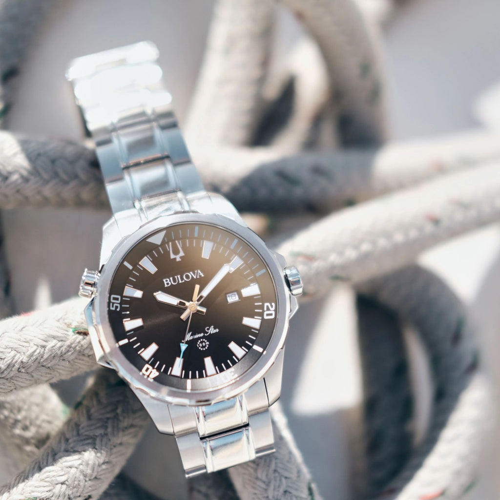 BULOVA Marine Star Watch Series B 96B382 - ALL Stainless Steel – SECOND ...