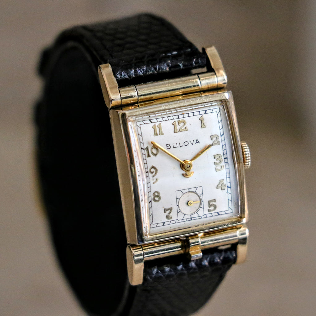 BULOVA 1950 Photo Watch “A” Photo Frame Wristwatch 17 Jewels Cal. 8AC ...