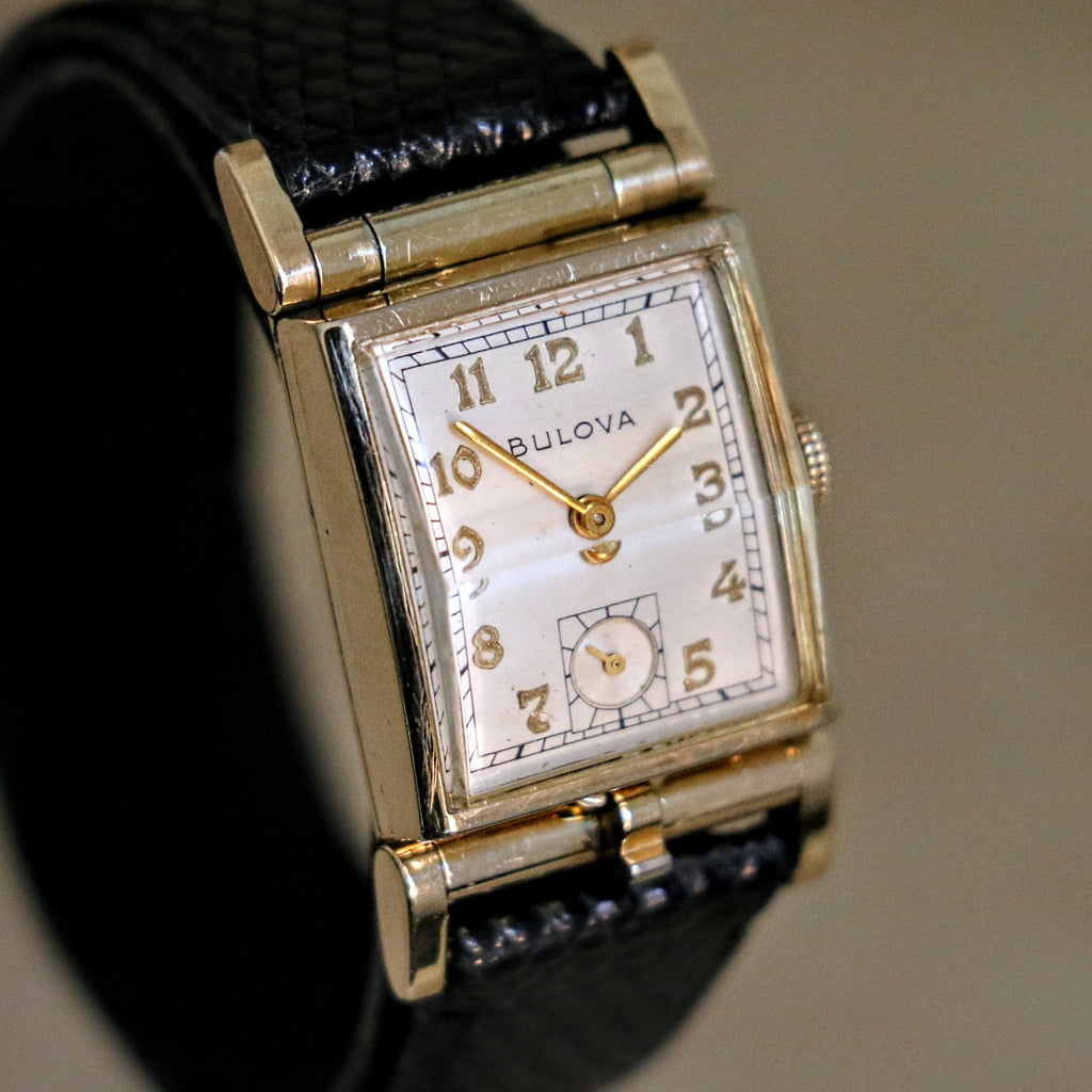 BULOVA 1950 Photo Watch “A” Photo Frame Wristwatch 17 Jewels Cal. 8AC ...