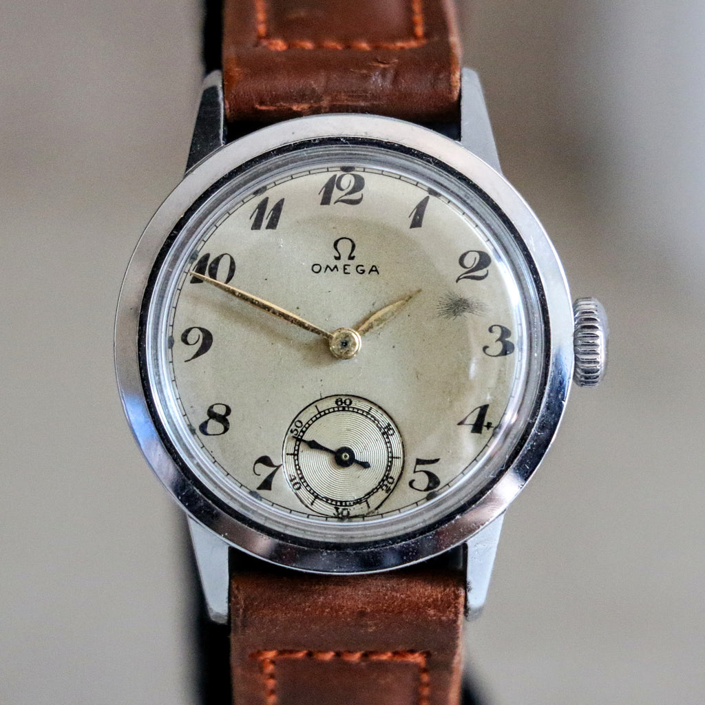 1944 OMEGA Military WWII Wristwatch 15 Jewels Cal. 26.5 T Swiss Made W ...