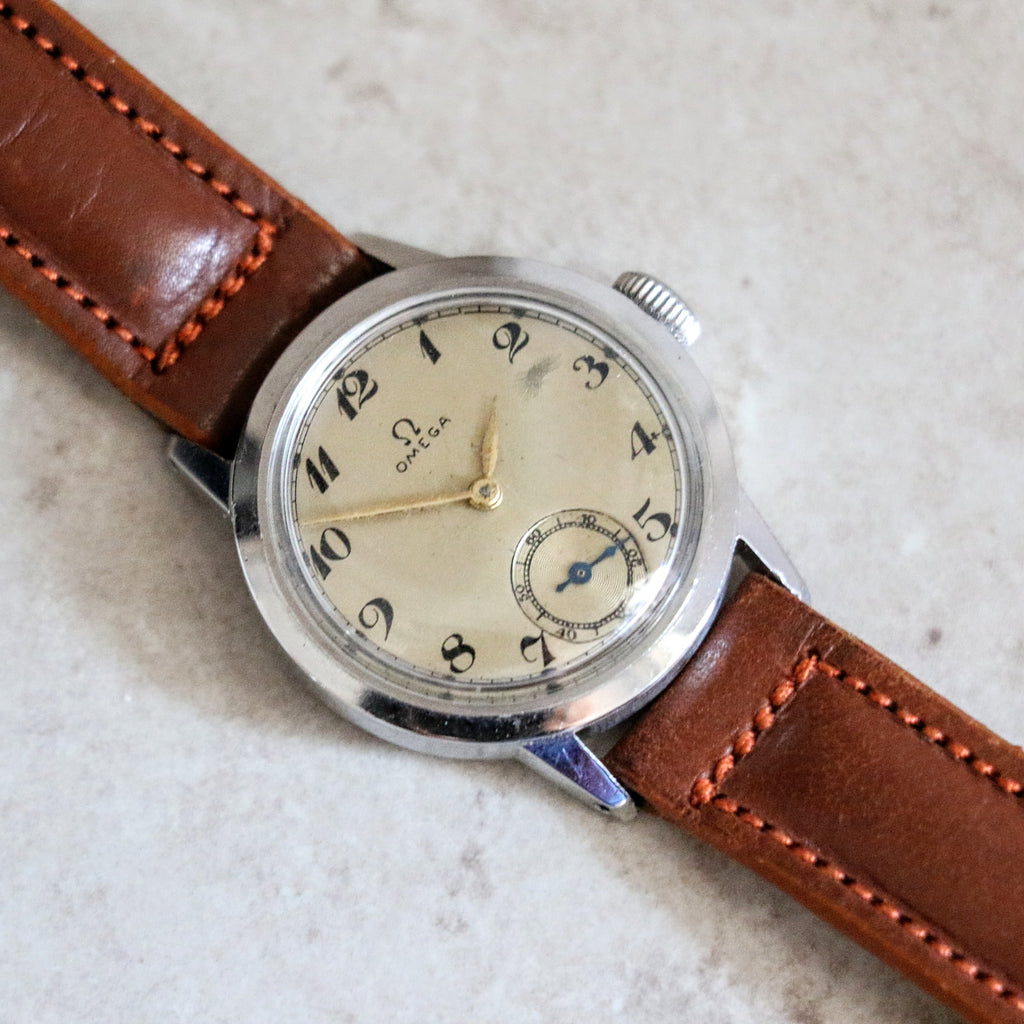 1944 OMEGA Military WWII Wristwatch 15 Jewels Cal. 26.5 T Swiss Made W ...