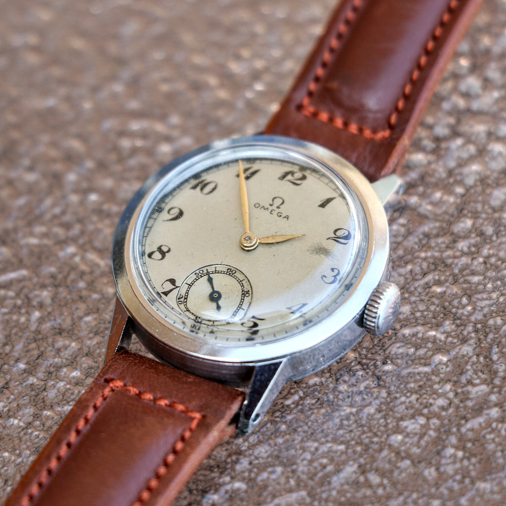 1944 OMEGA Military WWII Wristwatch 15 Jewels Cal. 26.5 T Swiss Made W ...