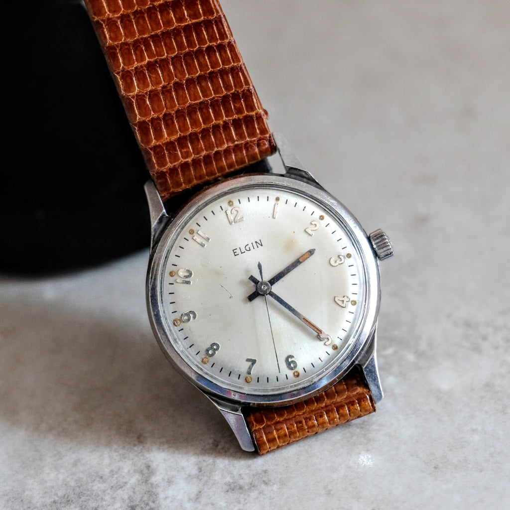 1950s ELGIN Durapower Wristwatch Ref. 4256 19 Jewels Cal. 777 ADJ’D Vi ...