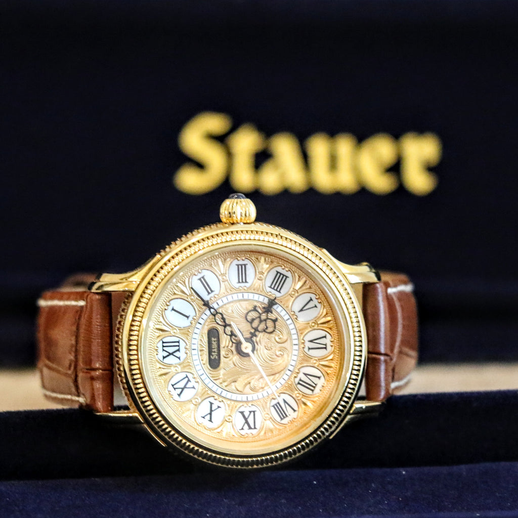 STAUER Quartz Watch Ref. 20411 Art Deco Style Wristwatch – In BOX ...