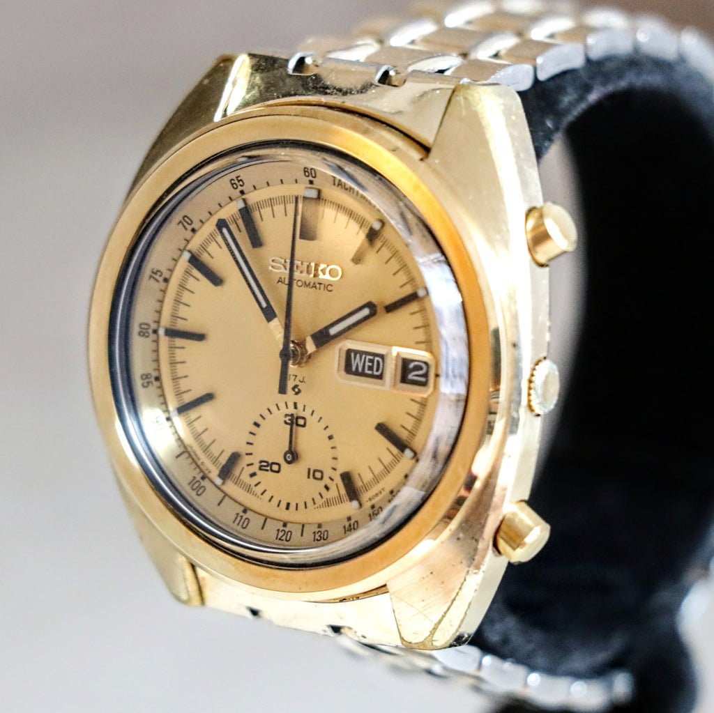 1972 SEIKO Golden Chronograph Automatic Watch Ref. 6139-6015 Vintage W ...