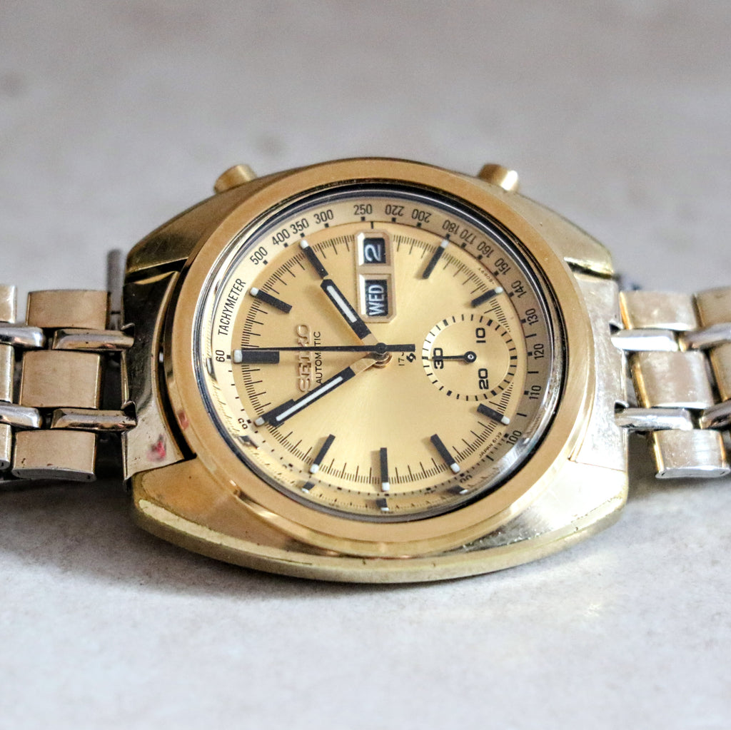 1972 SEIKO Golden Chronograph Automatic Watch Ref. 6139-6015 Vintage W ...