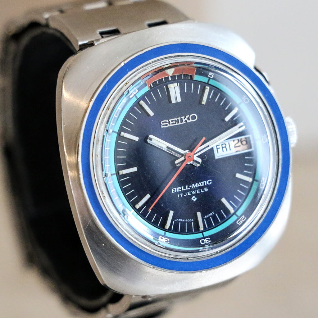 Shop 1973 Seiko Bell-Matic Watch - 4006-6027 – SECOND HAND HOROLOGY