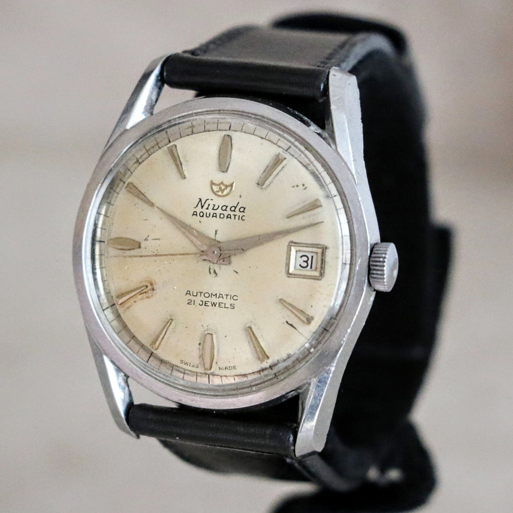 Shop NIVADA Aquadatic Automatic Watch - Second Hand Horology – SECOND ...