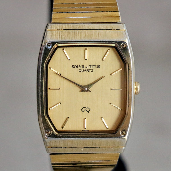 Vintage SOLVIL et TITUS watch Dress Quartz Watch - SM8605 413594 ...