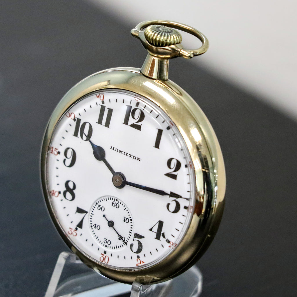 Shop 1926 HAMILTON Railroad Pocket Watch 21 Jewels – SECOND HAND HOROLOGY