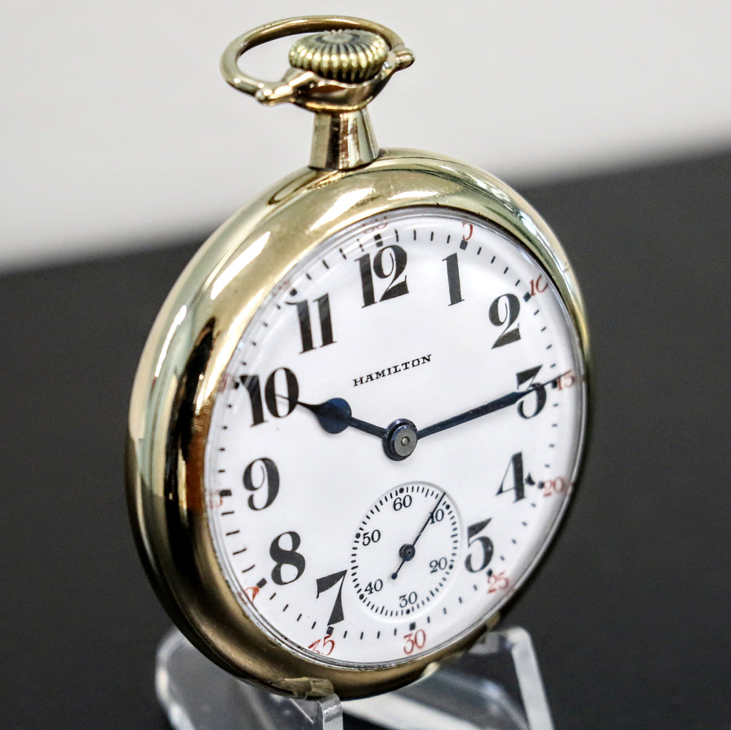 Shop 1926 HAMILTON Railroad Pocket Watch 21 Jewels – SECOND HAND HOROLOGY