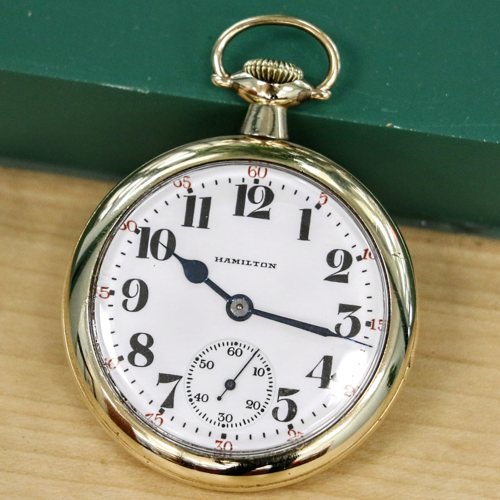 Shop 1926 HAMILTON Railroad Pocket Watch 21 Jewels – SECOND HAND HOROLOGY