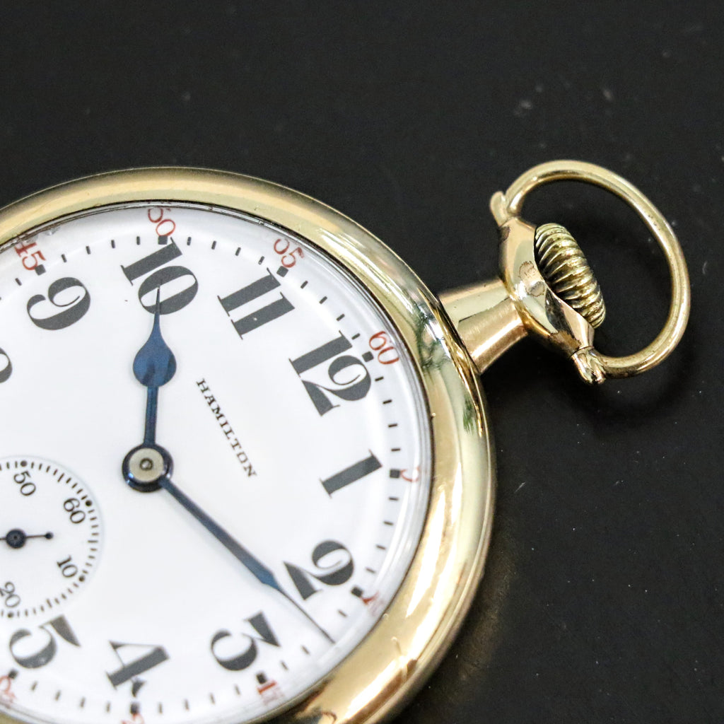 Shop 1926 HAMILTON Railroad Pocket Watch 21 Jewels – SECOND HAND HOROLOGY