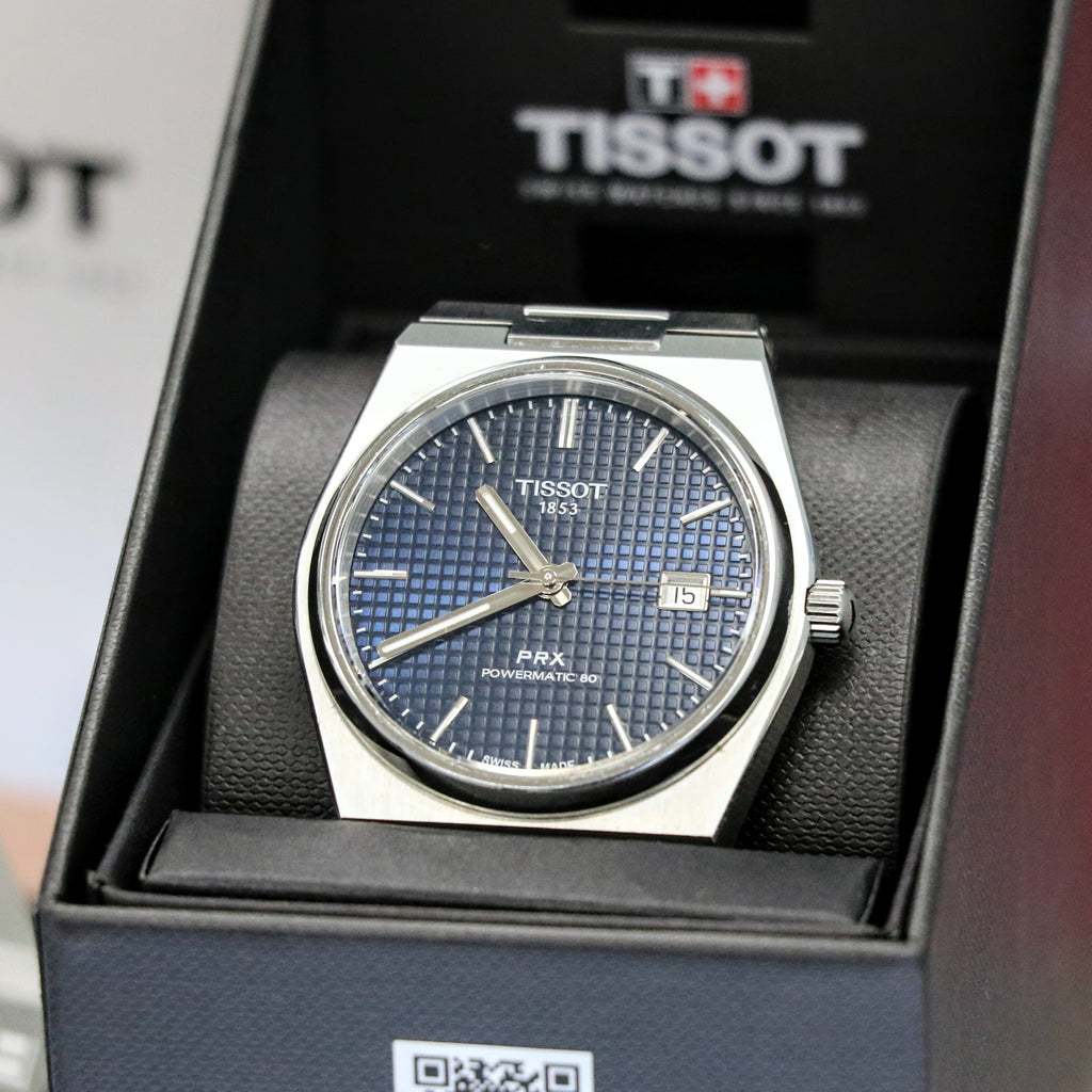 Shop TISSOT PRX Powermatic 80 Automatic Watch - Ref T137407A – SECOND ...