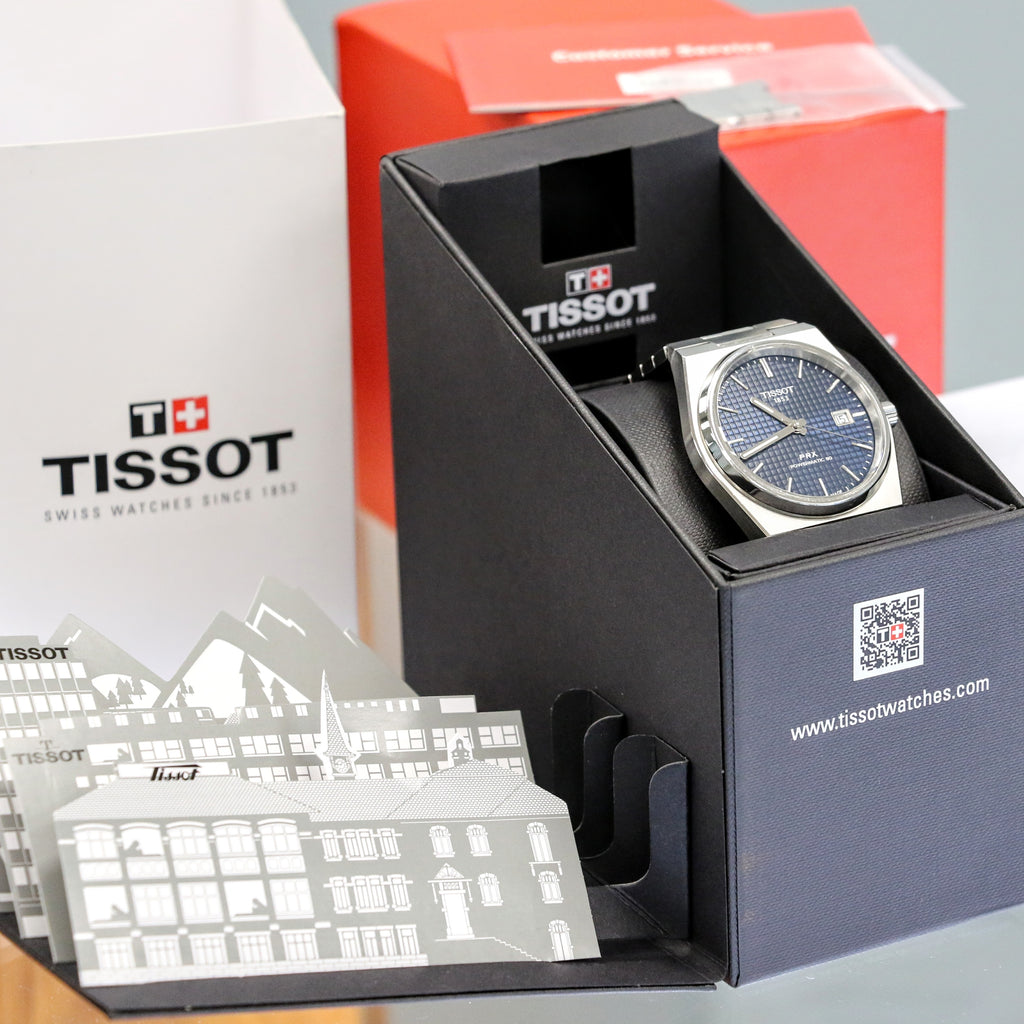 Shop TISSOT PRX Powermatic 80 Automatic Watch - Ref T137407A – SECOND ...