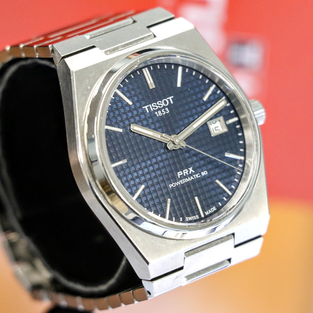 Shop TISSOT PRX Powermatic 80 Automatic Watch - Ref T137407A – SECOND ...