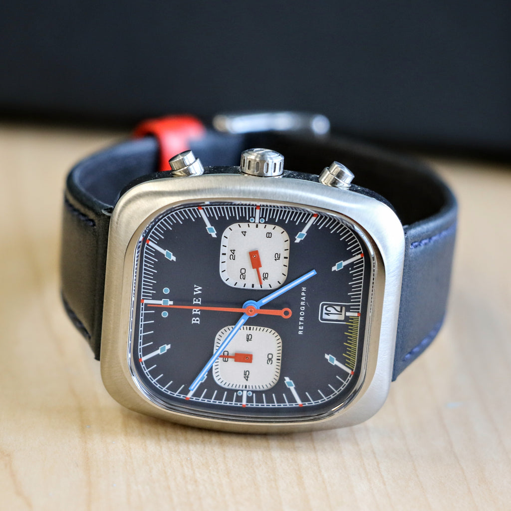 Explore BREW Retrograph Technicolor Watch Date Indicator – SECOND HAND ...