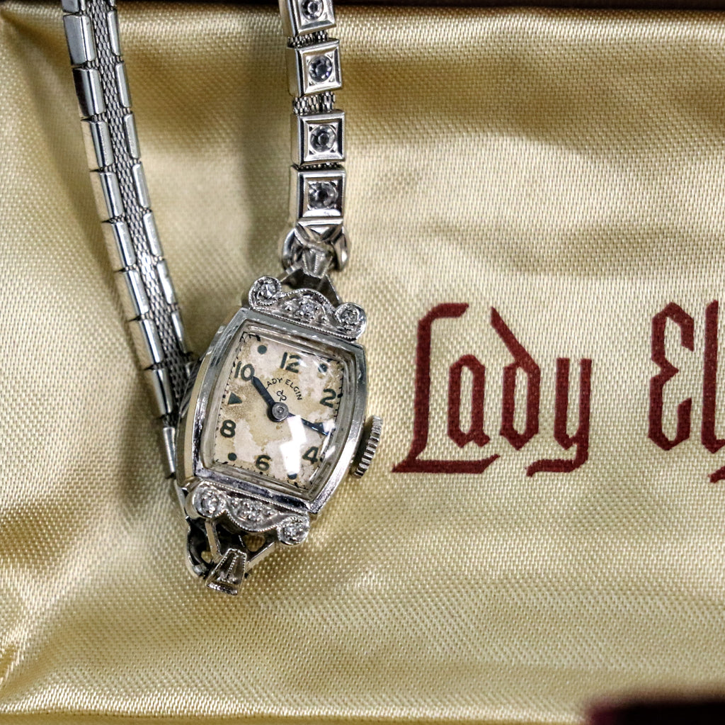 Shop 1950 Lady ELGIN Diamond watch | Second Horology Watch – SECOND ...