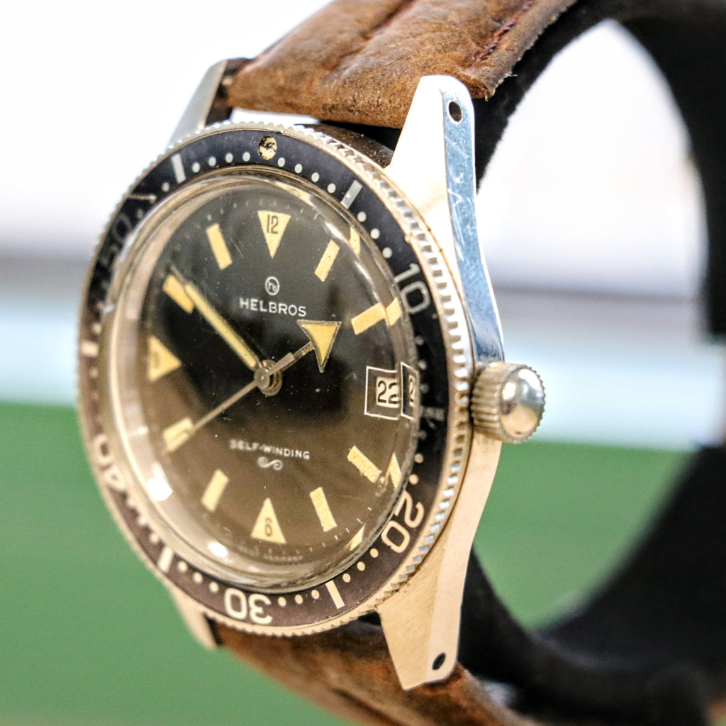Shop 1960s Helbros Invincible Skin Diver Automatic Wristwatch – SECOND ...