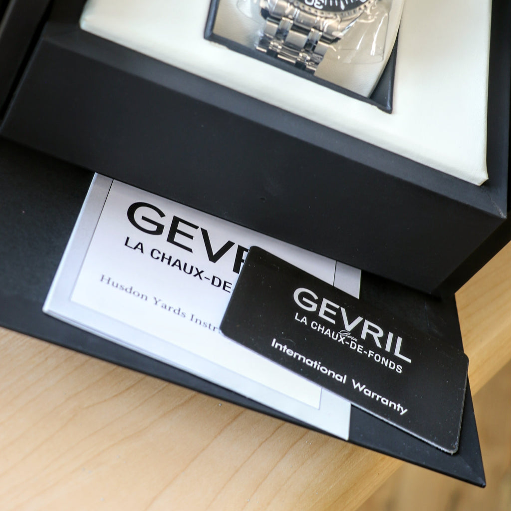 GEVRIL Hudson Yards Automatic Diver Watch Model 48800 - Display Back ...