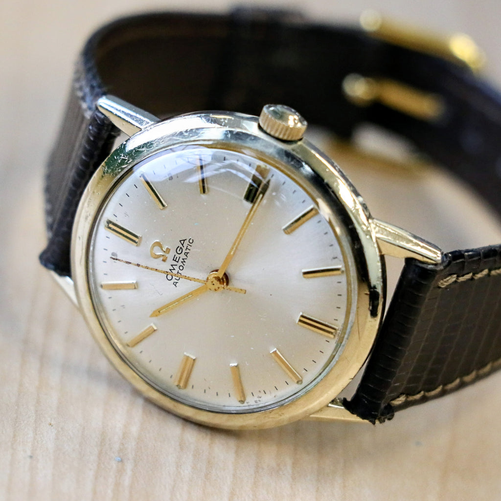 1962 OMEGA Automatic Watch Ref. LL6304 Cal. 550 Vintage Wristwatch 10K ...