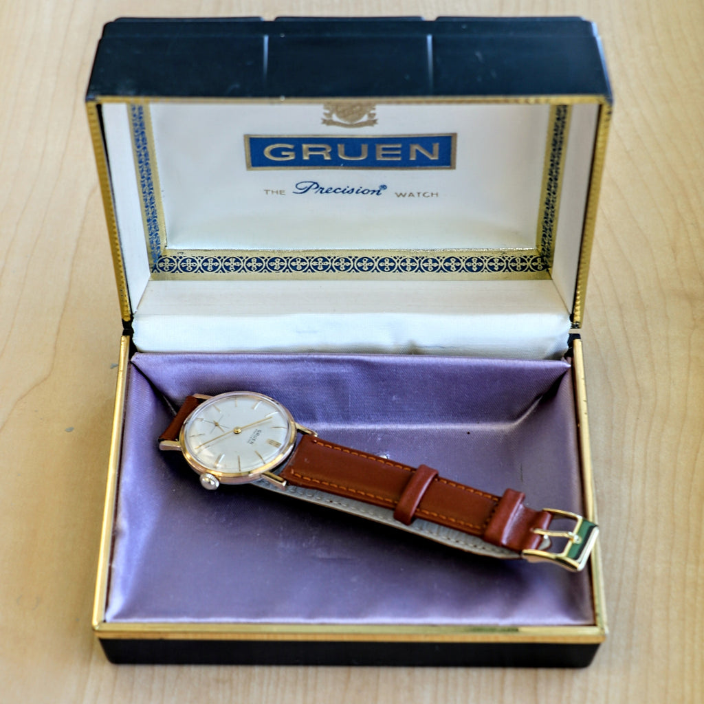 Gruen Precision 510 "James Bond" 007 Watch 17 Jewels Swiss Wristwatch ...