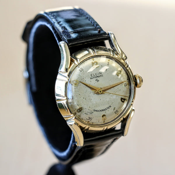 Vintage ELGIN Automatic Watch Durapower Shockmaster Ref. 6806 Wristwat ...