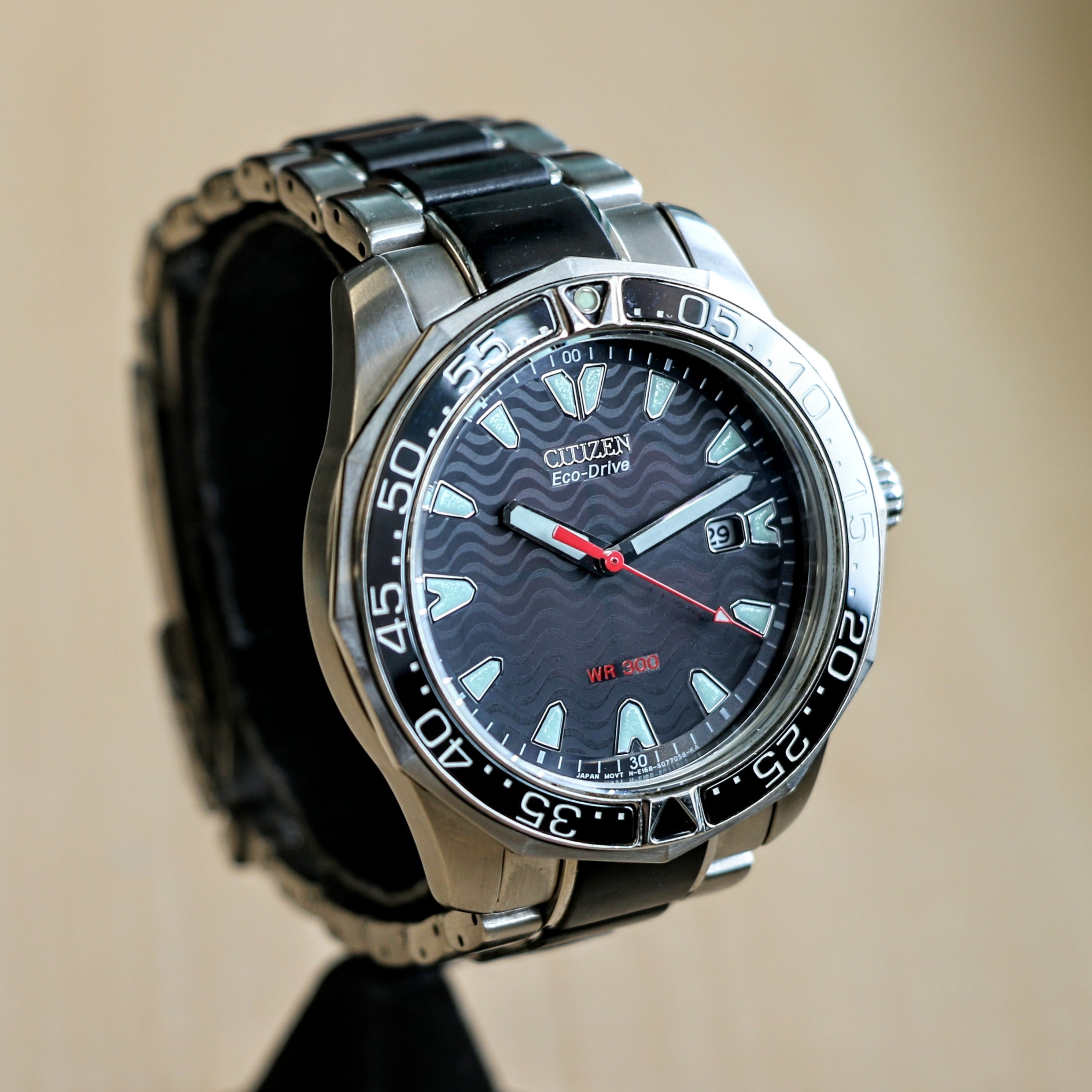 CITIZEN Eco-Drive Infusion Watch Ref. BN0030-71E Date Indicator WR 300 ...