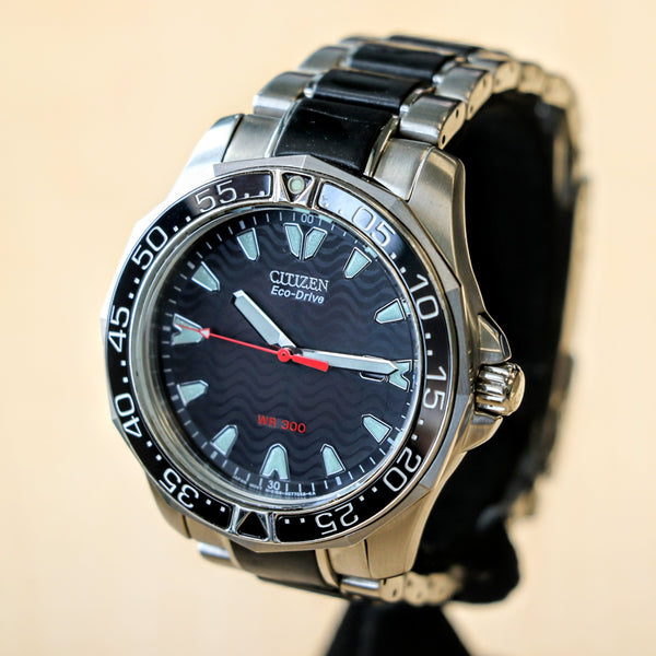CITIZEN Eco-Drive Infusion Watch Ref. BN0030-71E Date Indicator WR 300 ...