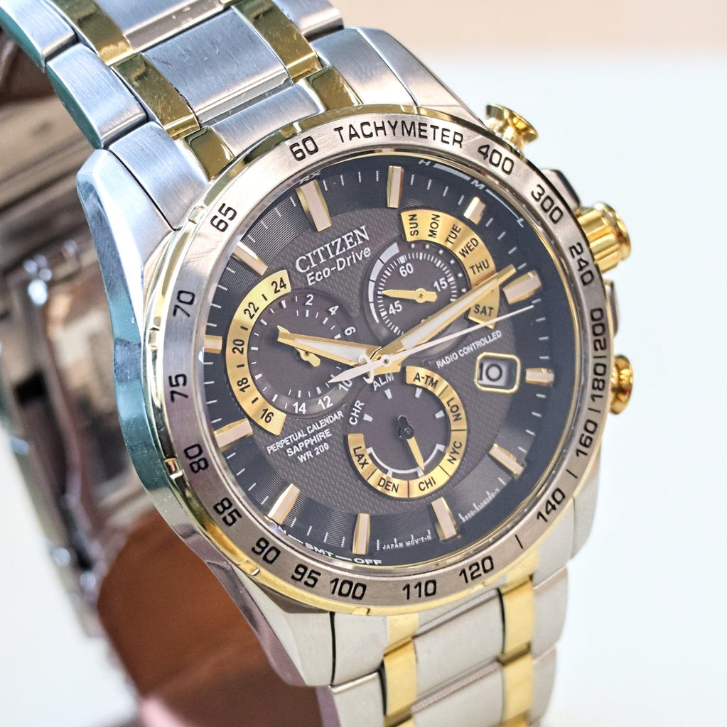 CITIZEN PCAT Watch Perpetual Calendar Ref. AT4004-52E Radio Controlled ...