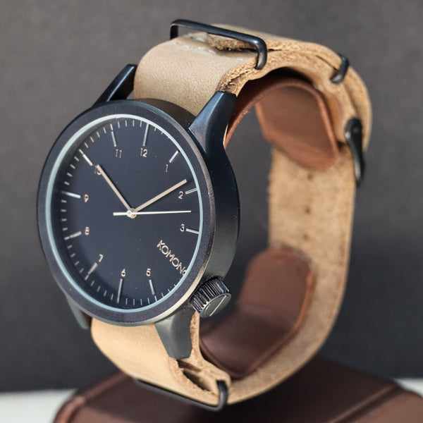 KOMONO The Magnus Watch Cobblestone Quartz Wristwatch Ref. KOM-W1930 ...