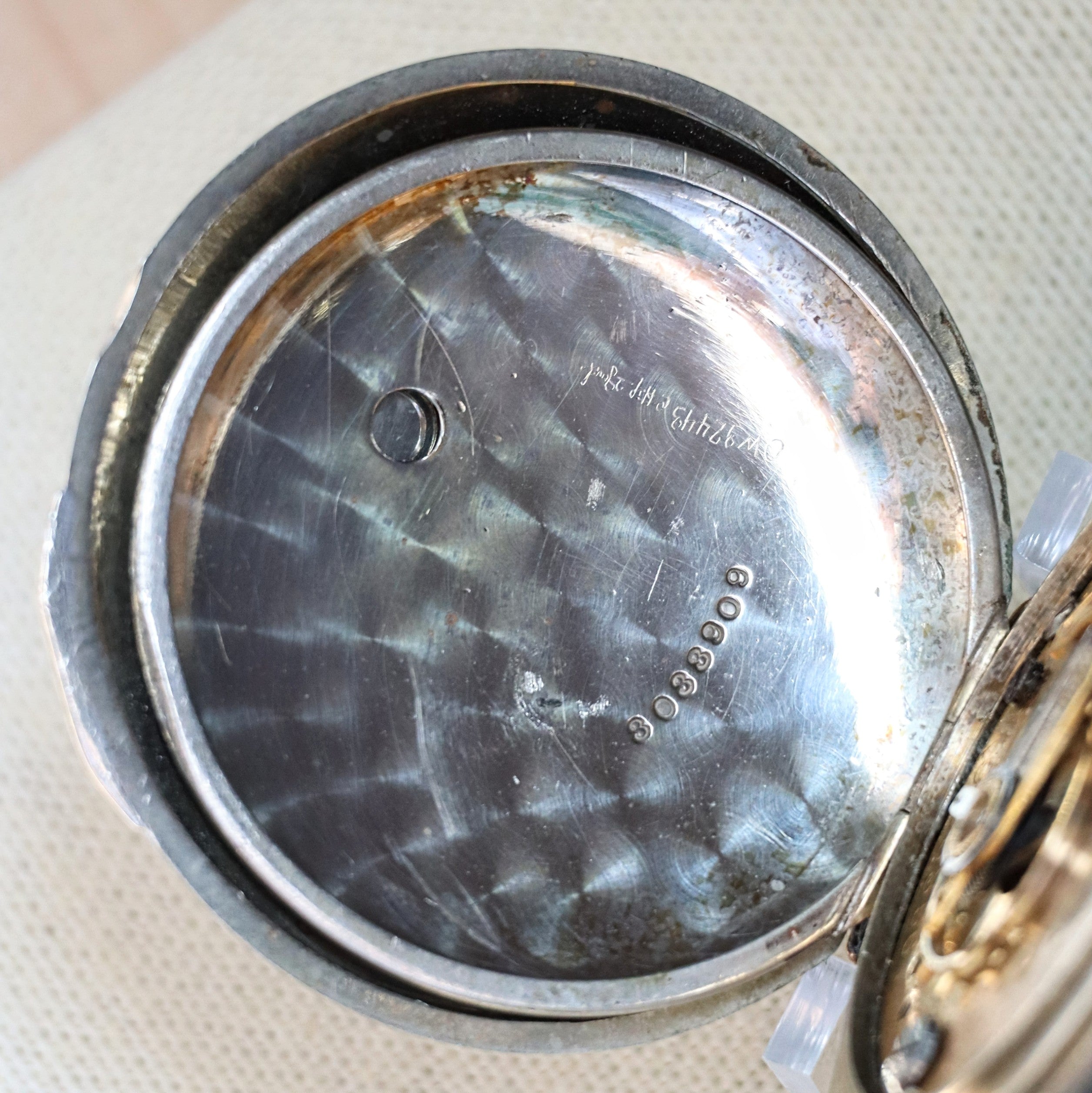 RARE! 1900s Madison Watch Co. Pocket Watch 18s Openface Key Wind Silve ...