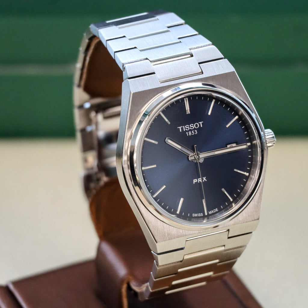 TISSOT PRX Quartz Watch Blue Dial Ref. T137.410 - ALL Original Box, Sl ...