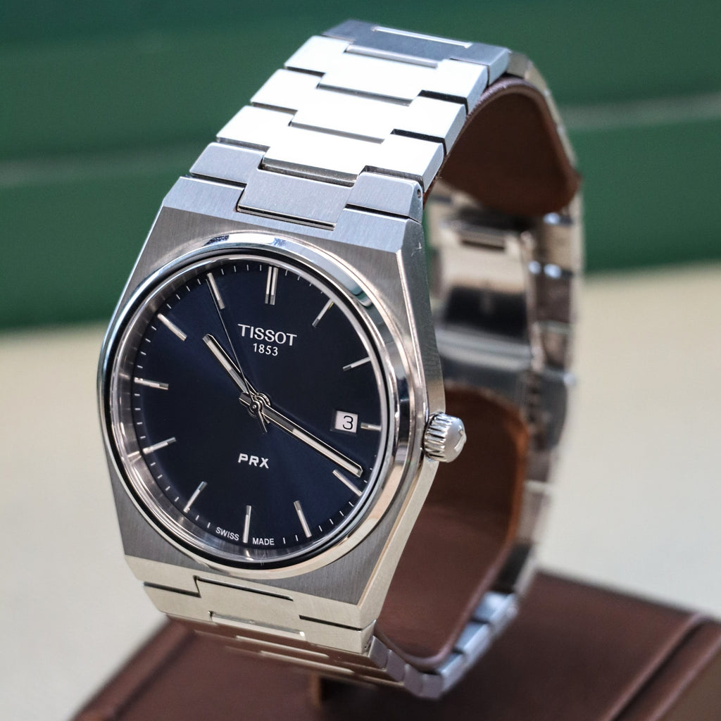 TISSOT PRX Quartz Watch Blue Dial Ref. T137.410 - ALL Original Box, Sl ...