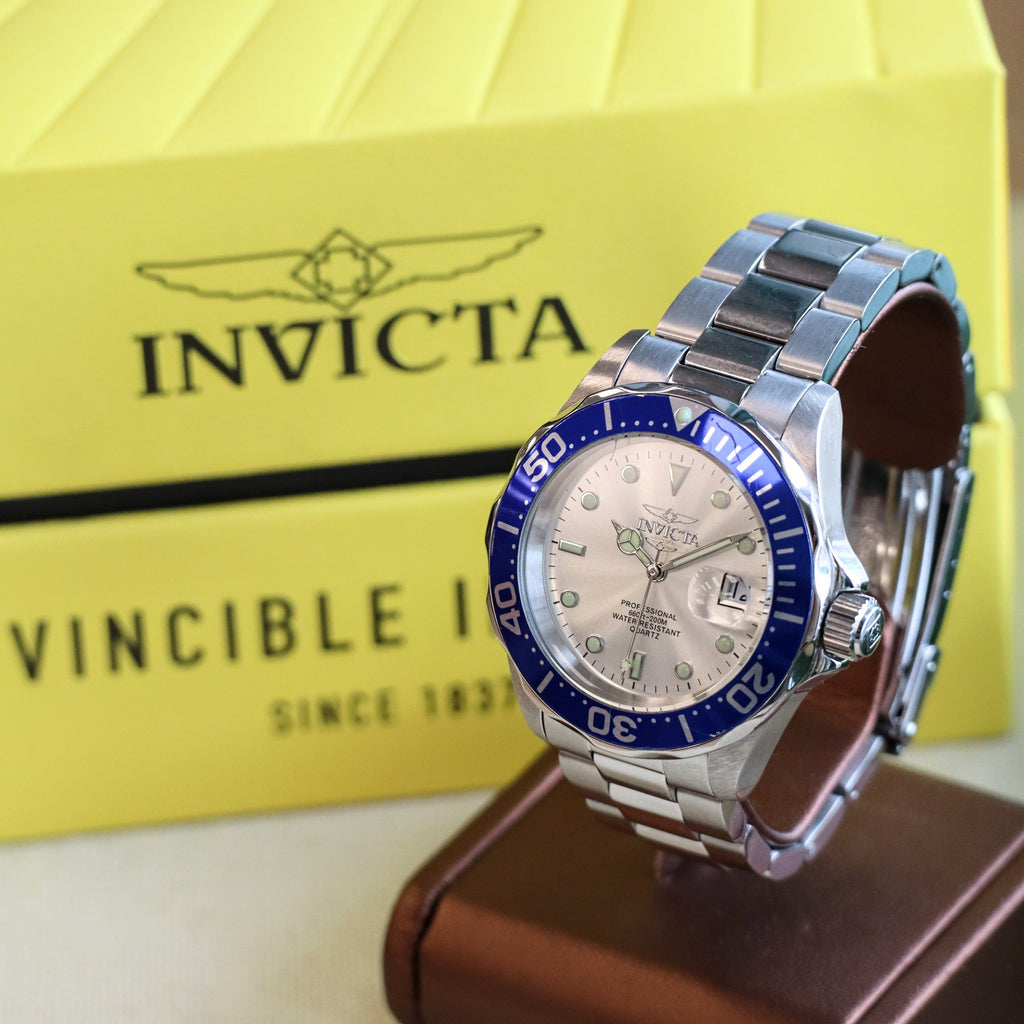 INVICTA Pro Diver Men's Watch Quartz Silver Dial ALL S.S. Wristwatch R ...