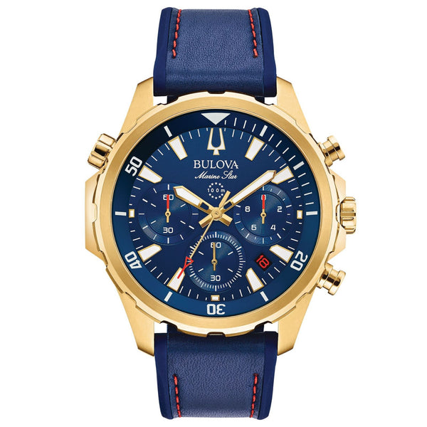BULOVA Marine Star Chronograph Watch Series B 97B168 – SECOND HAND HOROLOGY