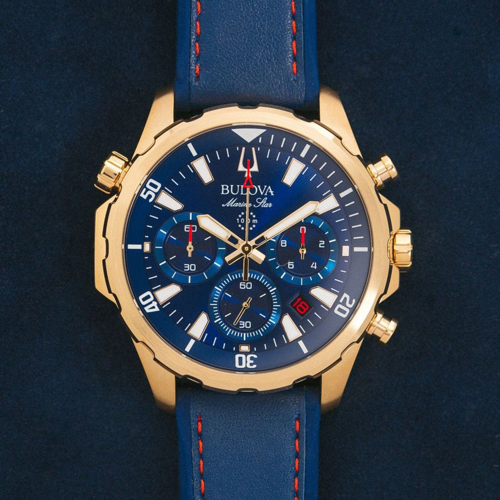 BULOVA Marine Star Chronograph Watch Series B 97B168 – SECOND HAND HOROLOGY