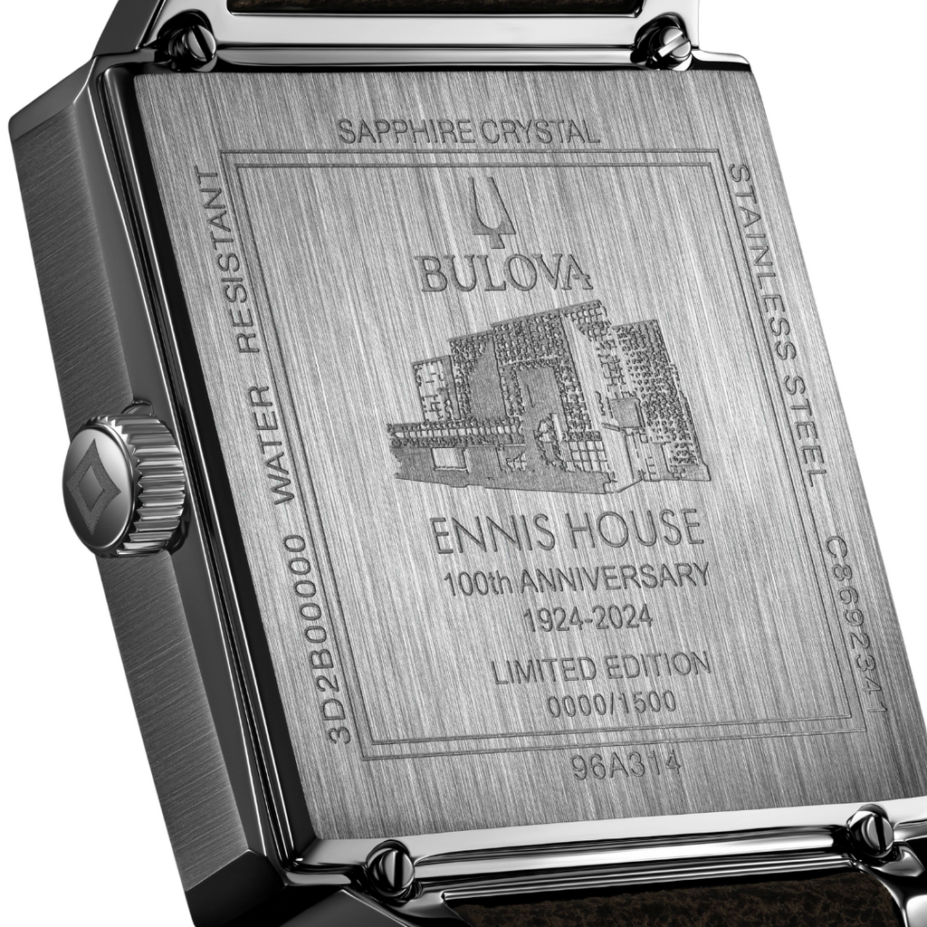 BULOVA Ennis House 100th Anniversary Watch Frank Lloyd Wright Collecti ...