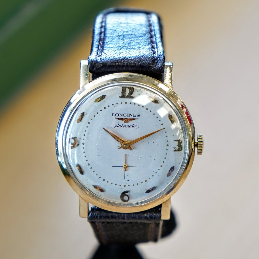 1955 LONGINES Automatic Watch 17 Jewels Ref. 2259-1 Cal. 19A Coin Case ...
