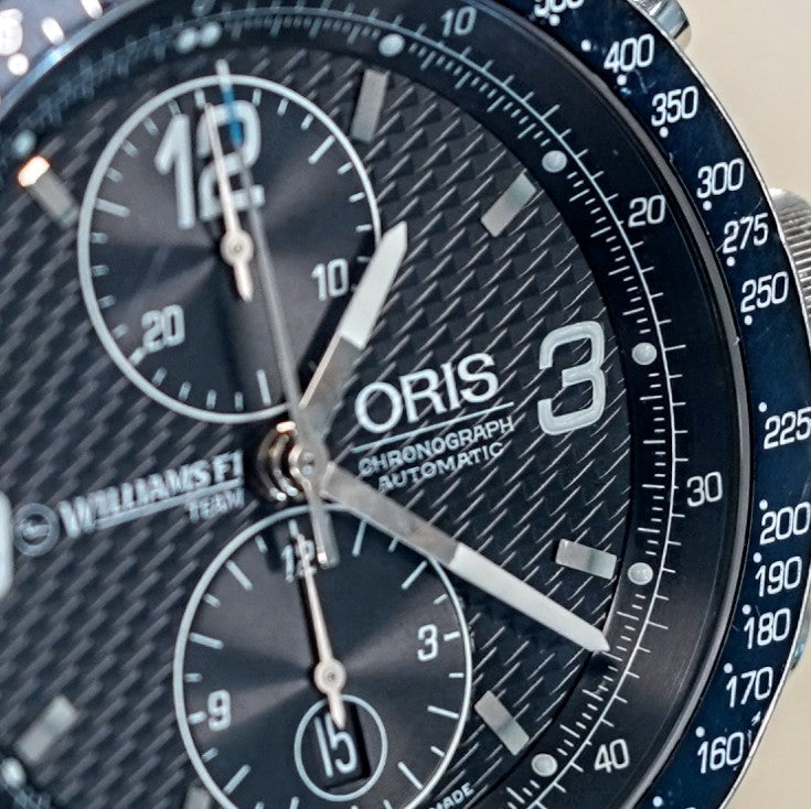 ORIS Williams F1 Team Chronograph 2004 Watch Automatic Display Back Wr ...