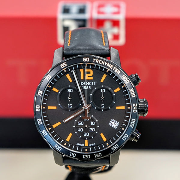 TISSOT Quickster Chronograph Watch Ref. T095417 Quartz Wristwatch ALL ...