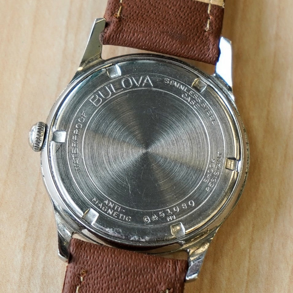 1953 BULOVA Sea King "A" Watch 17 Jewels Cal. 11AFC 32mm Swiss Mechani ...
