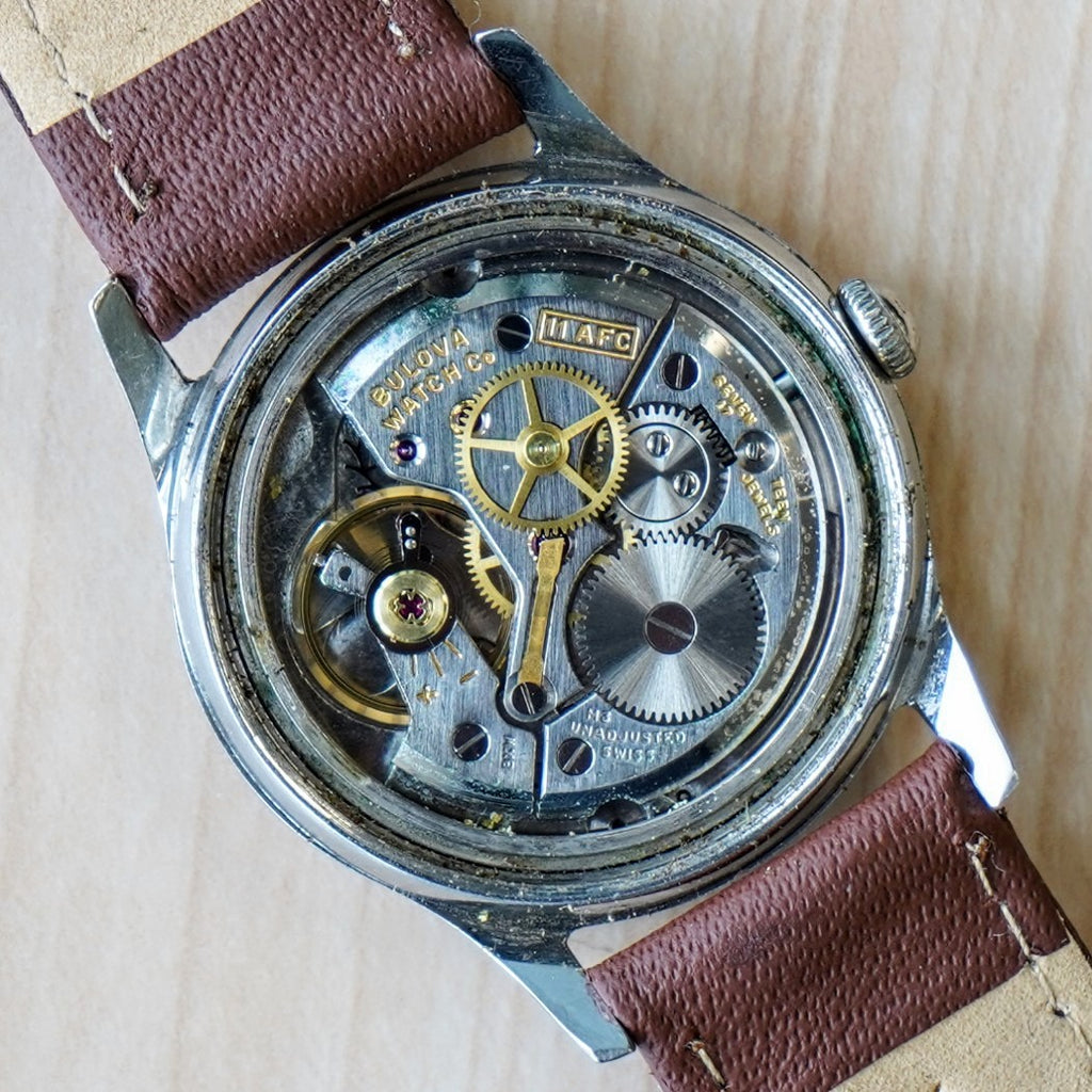 1953 BULOVA Sea King "A" Watch 17 Jewels Cal. 11AFC 32mm Swiss Mechani ...