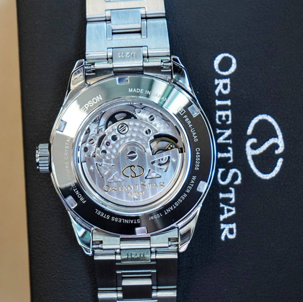 ORIENT STAR Semi Skeleton Automatic Watch RK-AT0003E Dark Green Dial ...