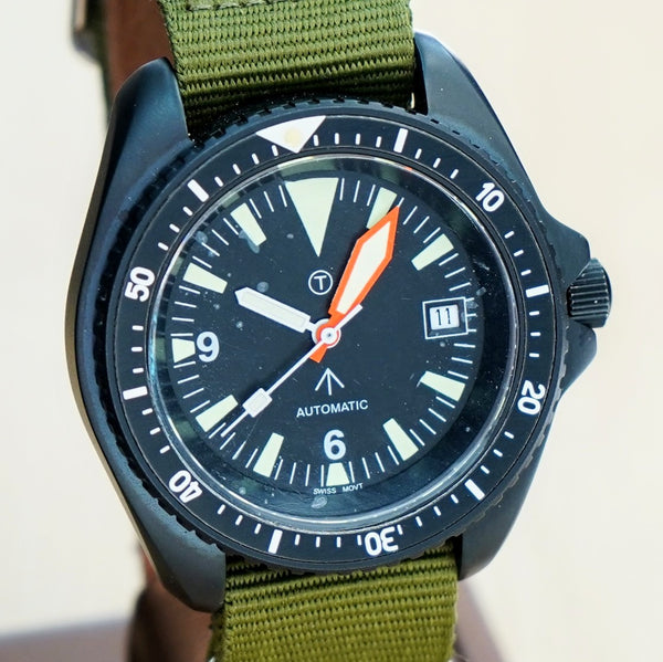 NOS 1980s MWC MIL DIVER Automatic Watch British Military Issue Wristwa ...