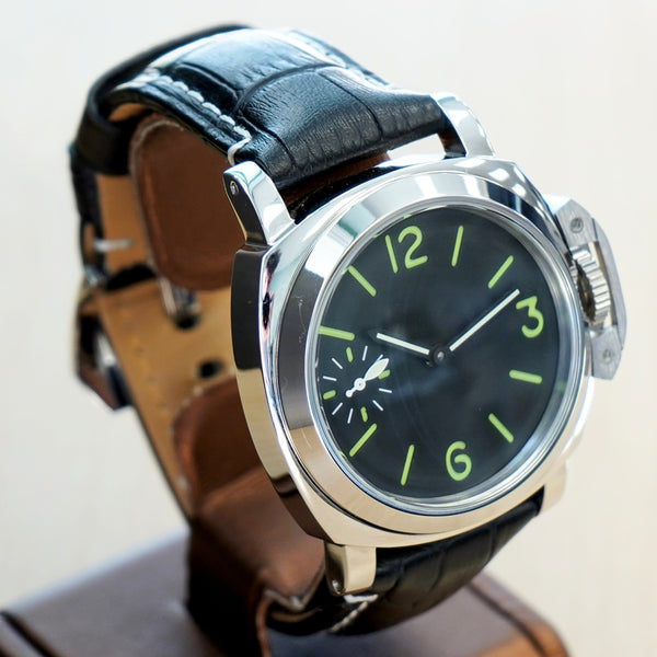 Military Style Mechanical Watch Cushion Display Case Back Wristwatch 4 ...