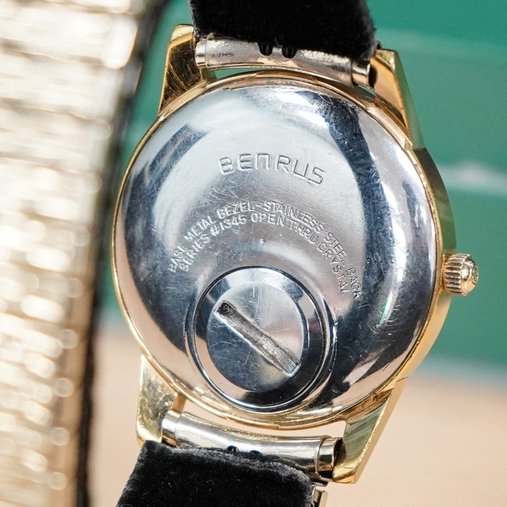 Vintage BENRUS Electronic Technipower Watch Date Indicator Swiss Made – SECOND HAND HOROLOGY