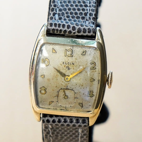 1953 ELGIN Watch Durapower 17 Jewels Grade 683 Wristwatch 10K GF Tonne ...