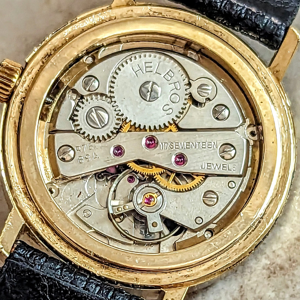 HELBROS Invincible Wristwatch 17 Jewels Day/Date Swiss Made Watch ...