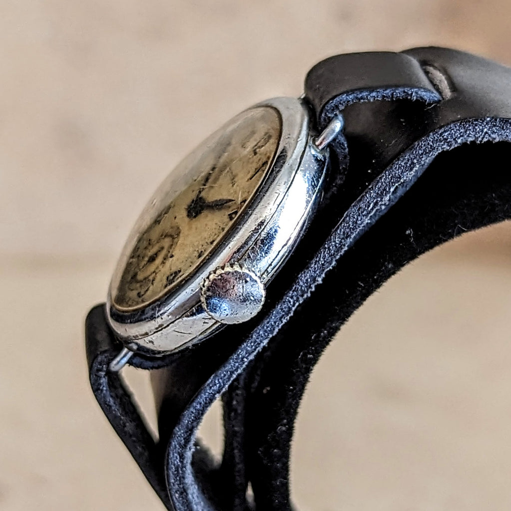 1935 LONGINES Military Wristwatch Cal. 10.68Z Wire Lug Trench Watch ...
